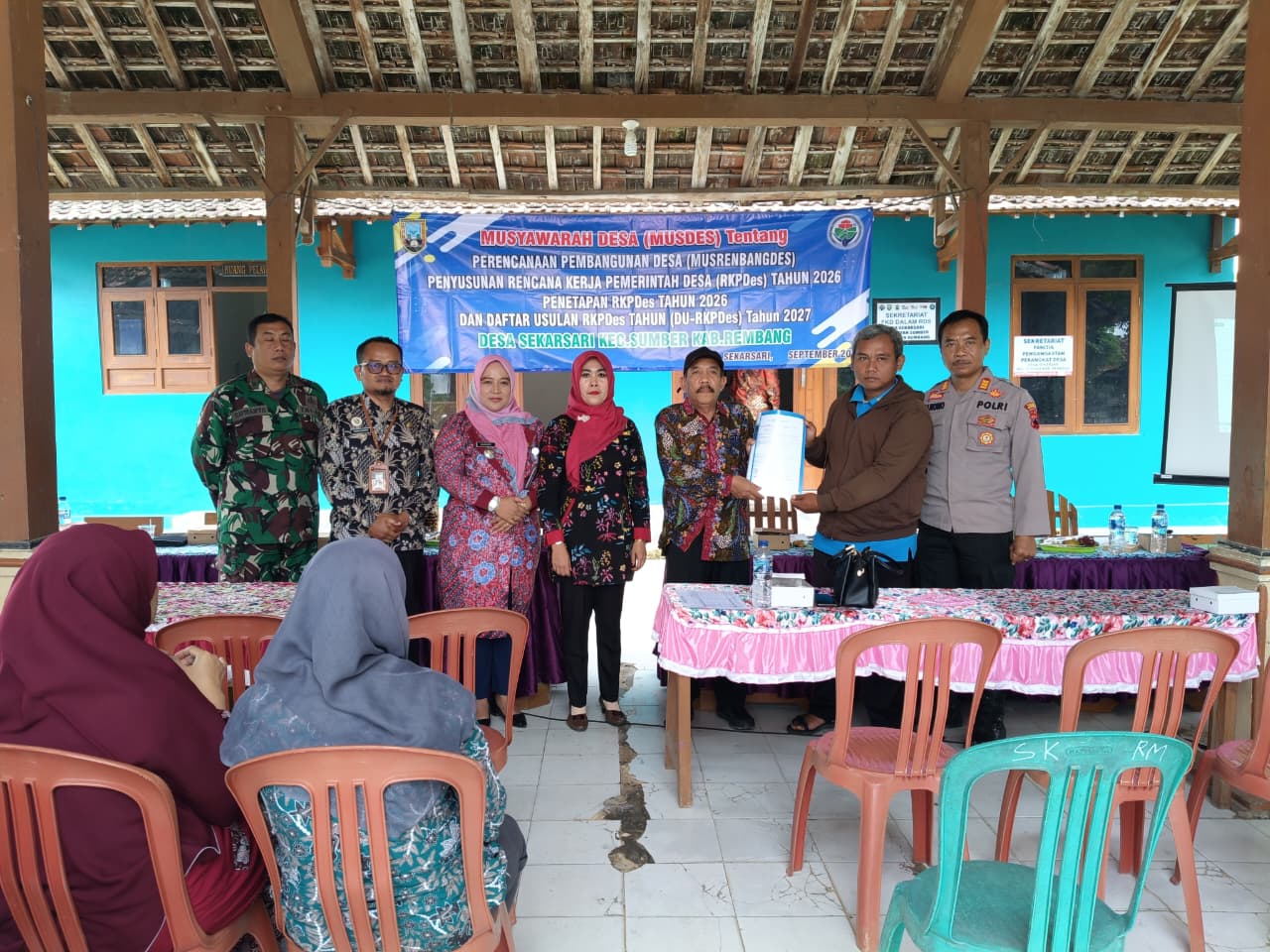 Kegiatan Sosialisasi Posbankum Desa di Desa Sekarsari tanggl 30 ...